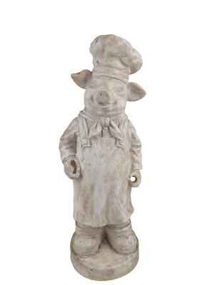 Vintage Pig Chef Statue French Pastry Butcher Shop Restaurant Bakery ...