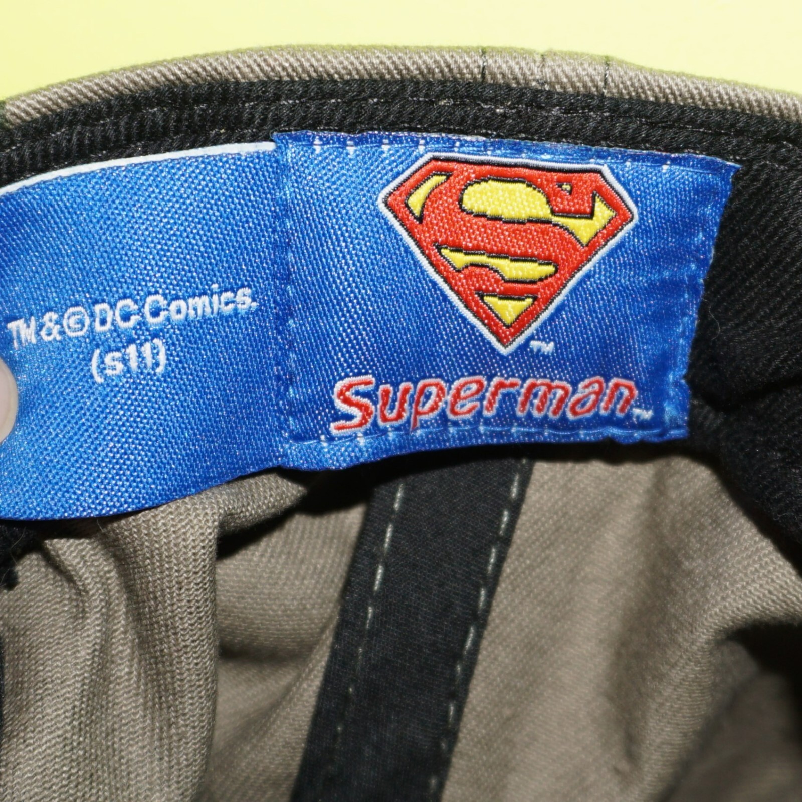 Superman Camo Cap Hat Snapback DC Comics Men's Adjustable Army Green ...