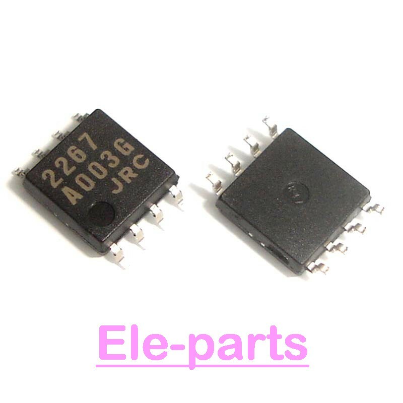 10 PCS NJM2267M SOP-8 NJM2267 SMD-8 JRC2267 2267 Dual Video 6dB ...
