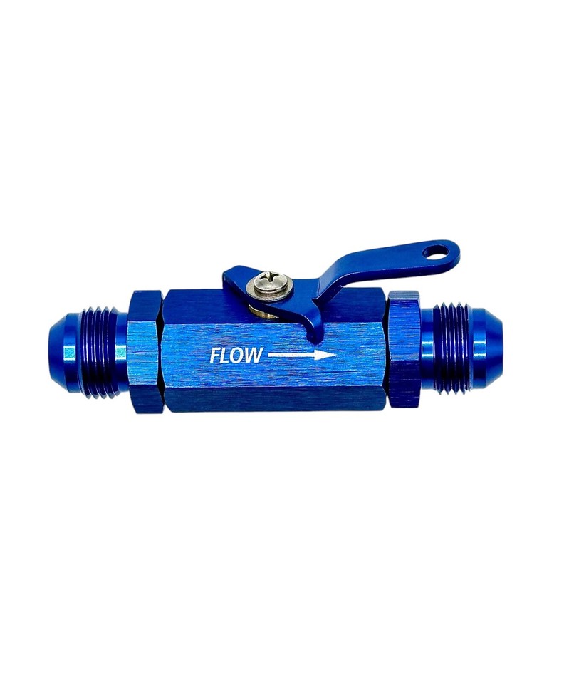 4AN-10AN Shut Off Valve (BLACK OR BLUE) | eBay