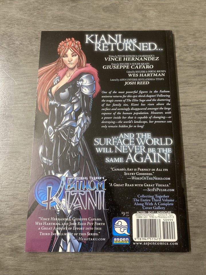 Fathom: Kiani Volume 3 Blade of Vengeance (Aspen Comics, Aspen ...
