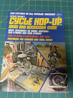Vintage 1973 Cycle Hop-Up Magazine Ideas and Accessory Guide ARGUS ...
