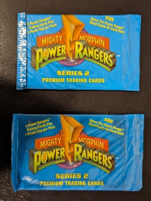 MIGHTY MORPHIN POWER RANGERS TRADING CARDS SERIES 2 "5 cards in each ...