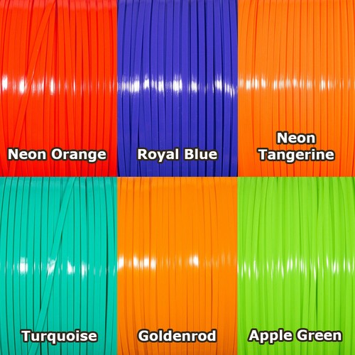 Rexlace Plastic Lacing Multicolor Bundle Packs - 100 Yards of Each ...