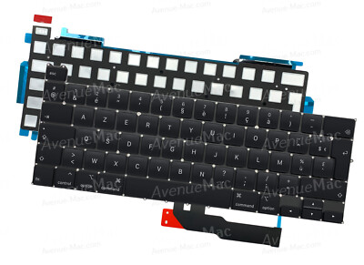 French Keyboard Azerty Fr With Backlit for Macbook Pro 13 " A2251 | eBay