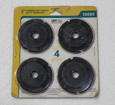 OWT Timber Fasteners 56680 2" Timber Bolt Heavy Duty Washers - 4Pcs | eBay