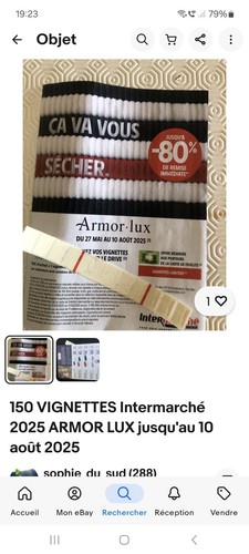 150 VIGNETTES ARMOR LUX INTERMARCHE 2025 | eBay