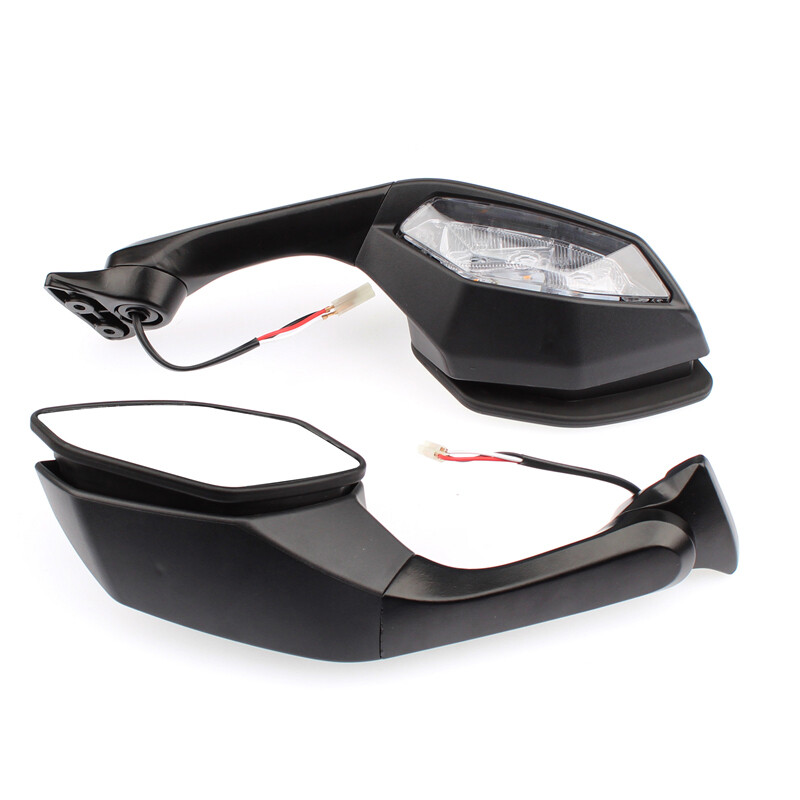 Rear View Mirrors LED Turn Signal Fit For Yamaha YZF R1 2015-2020 19 ...