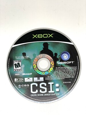 CSI Crime Scene Investigation Microsoft Xbox Video Game Disc Only Clean ...
