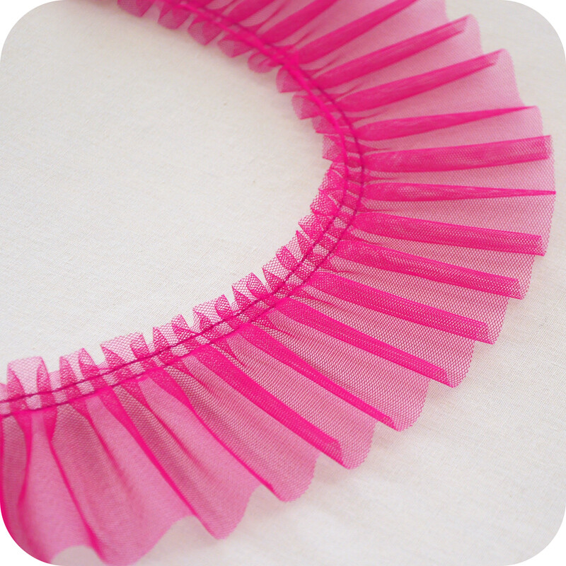 10cm Width Mesh Edging Hollow Tulle Ruffle Trim Sew Craft Upholstery ...