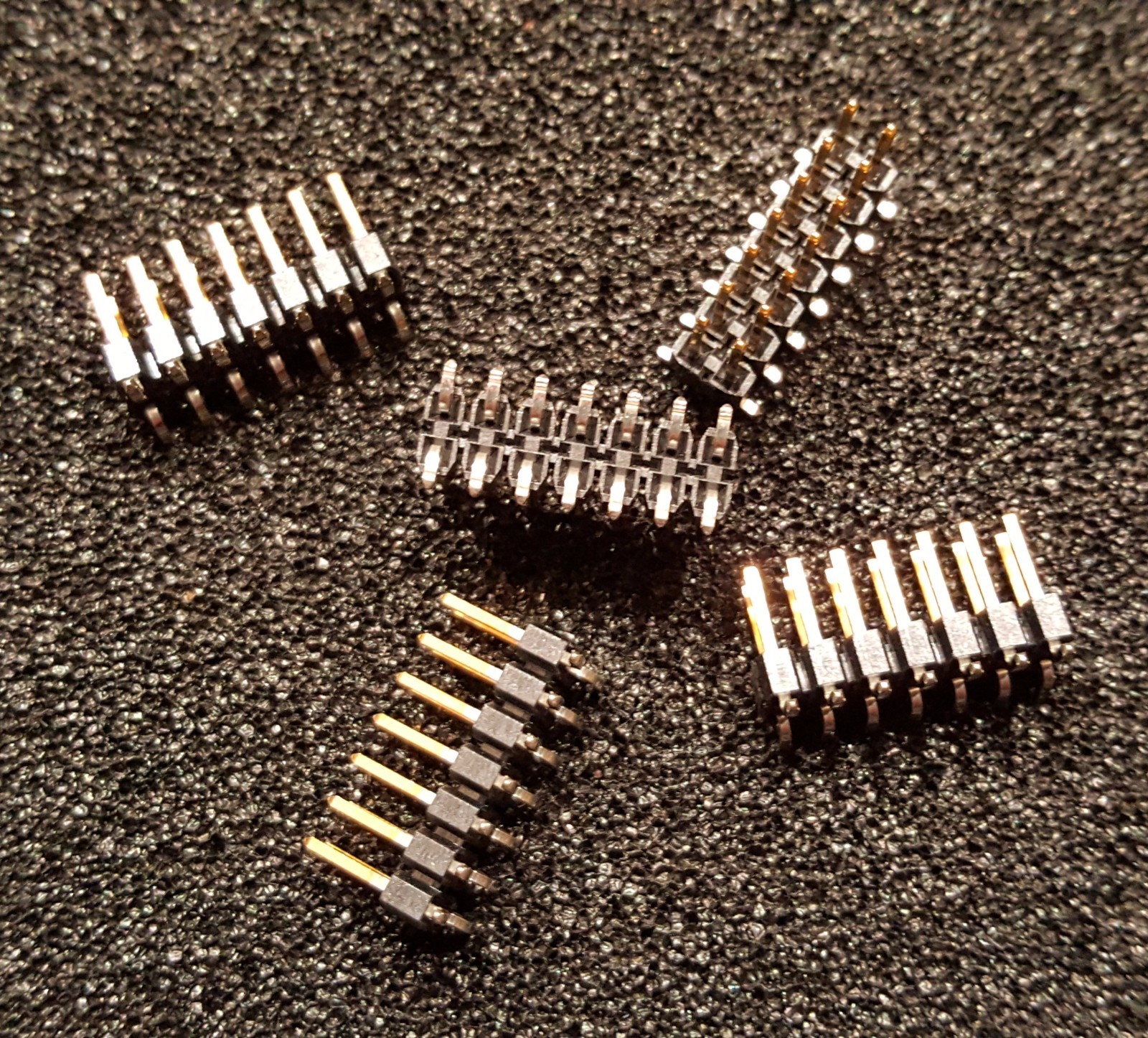 SAMTEC TSM-107-01-S-DV 14 Position Header Connector 0.100" 2.54mm SMD ...