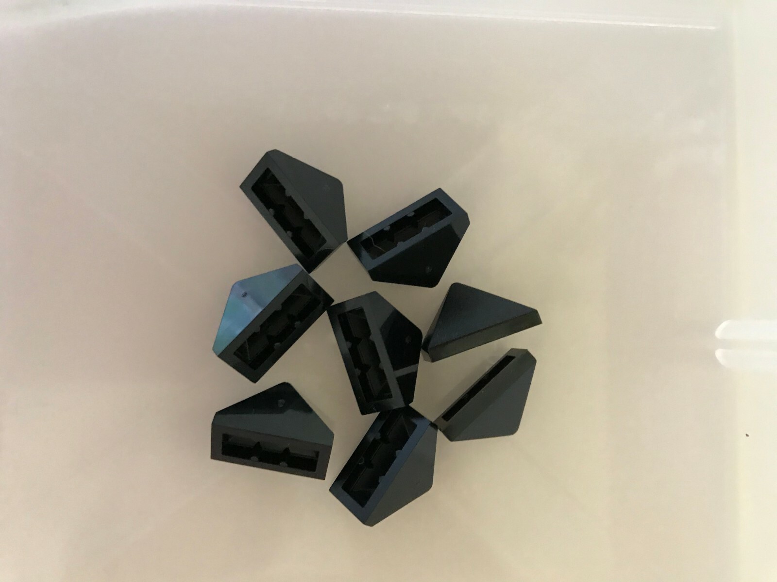 LEGO- NEW-#15571-BLACK- SLOPE 45 2 x 1 TRIANGLE-20 PIECES | eBay