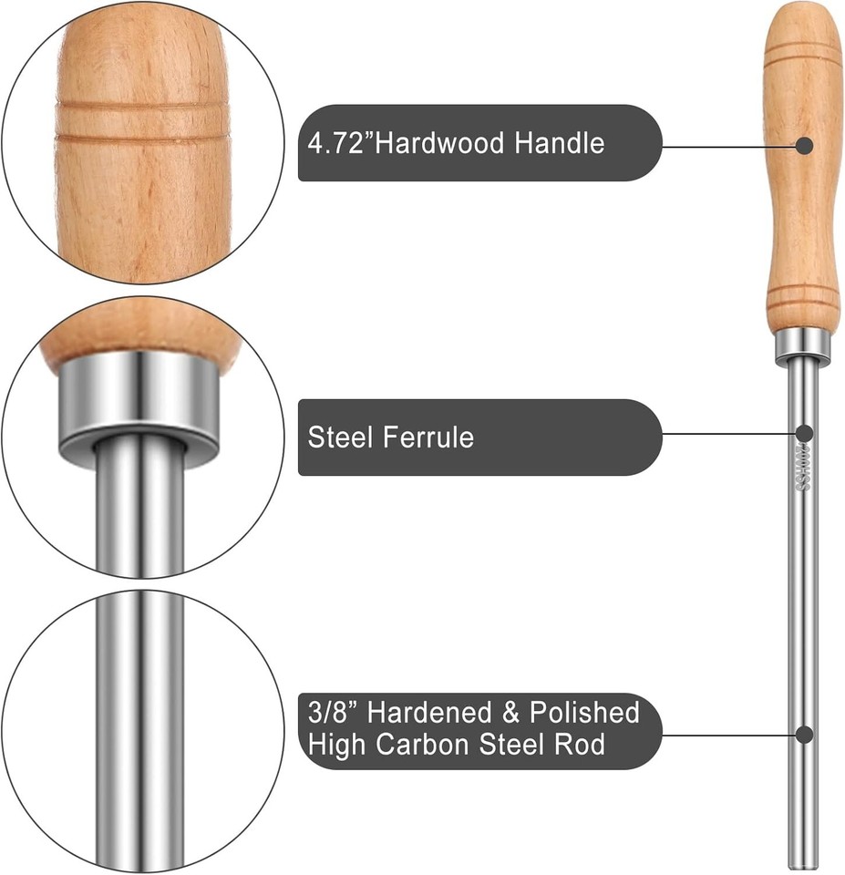 Card Scraper Burnisher and 6 Pcs Cabinet Scraper Set for Woodworking ...