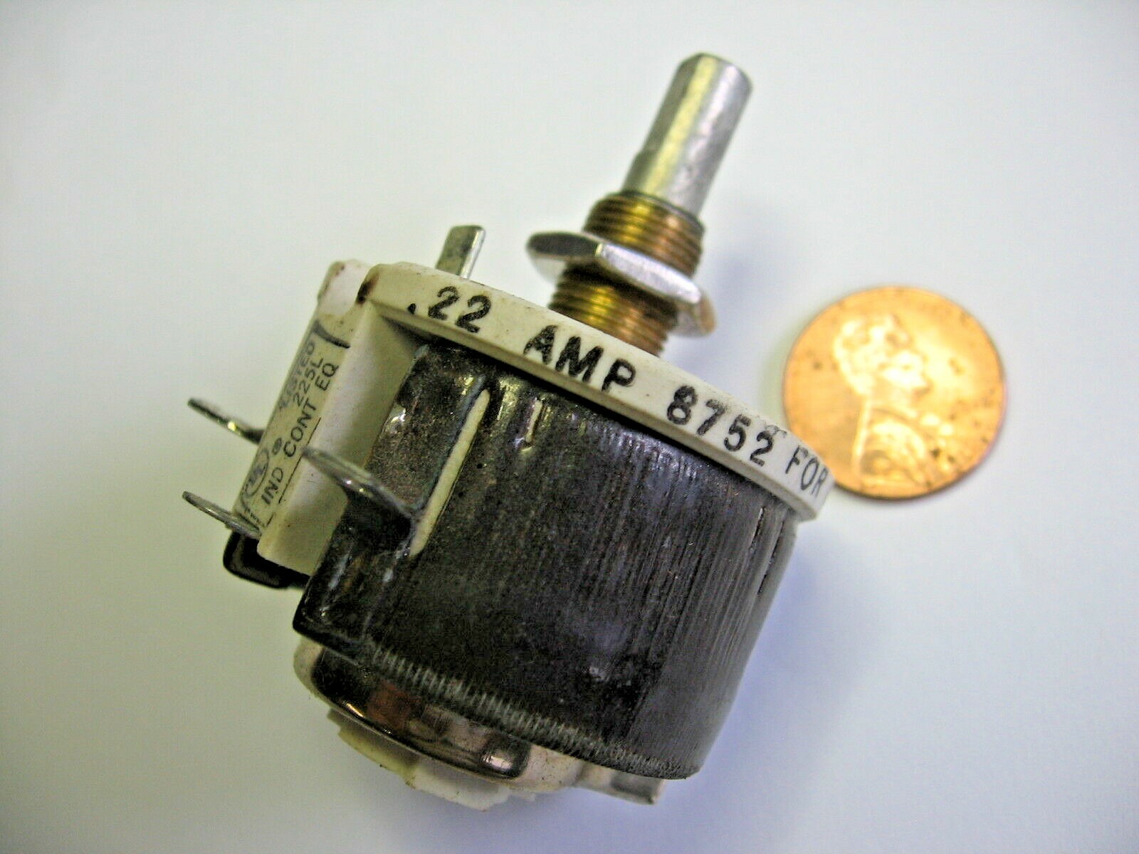 Variable Resistor 500 ohm 25 Watt Potentiometer / Rheostat Memcor / CAT ...