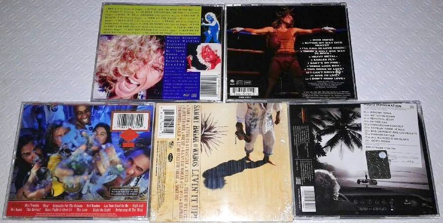 SAMMY HAGAR-5CD COLLECTION-BEST OF,UNBOXED,RED VOODOO,LIVIN' IT UP ...