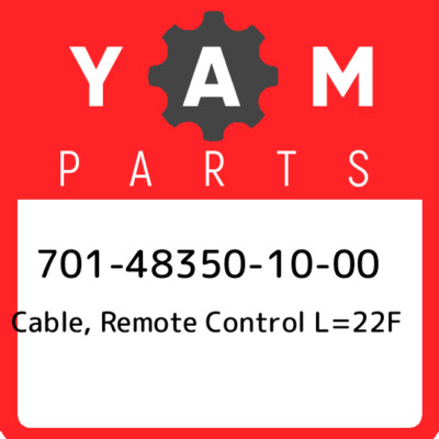 701-48350-10-00 Yamaha Cable, remote control l=22f 701483501000, New ...
