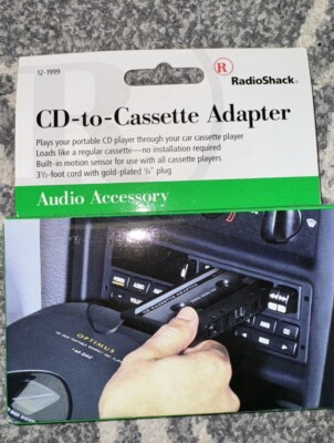 Radio Shack CD To Cassette Adapter 12-1999 New Vintage | eBay