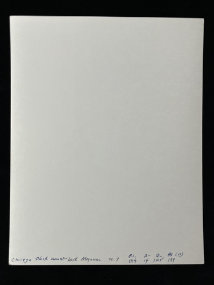 1976-77 KEITH MAGNUSON CHICAGO BLACKHAWKS NHL B&W 8x10 PHOTO VINTAGE ...