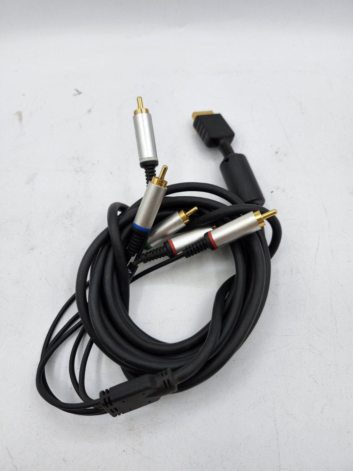 Official OEM Sony Playstation PS2 PS3 Gold Tip Component HD Audio Video ...