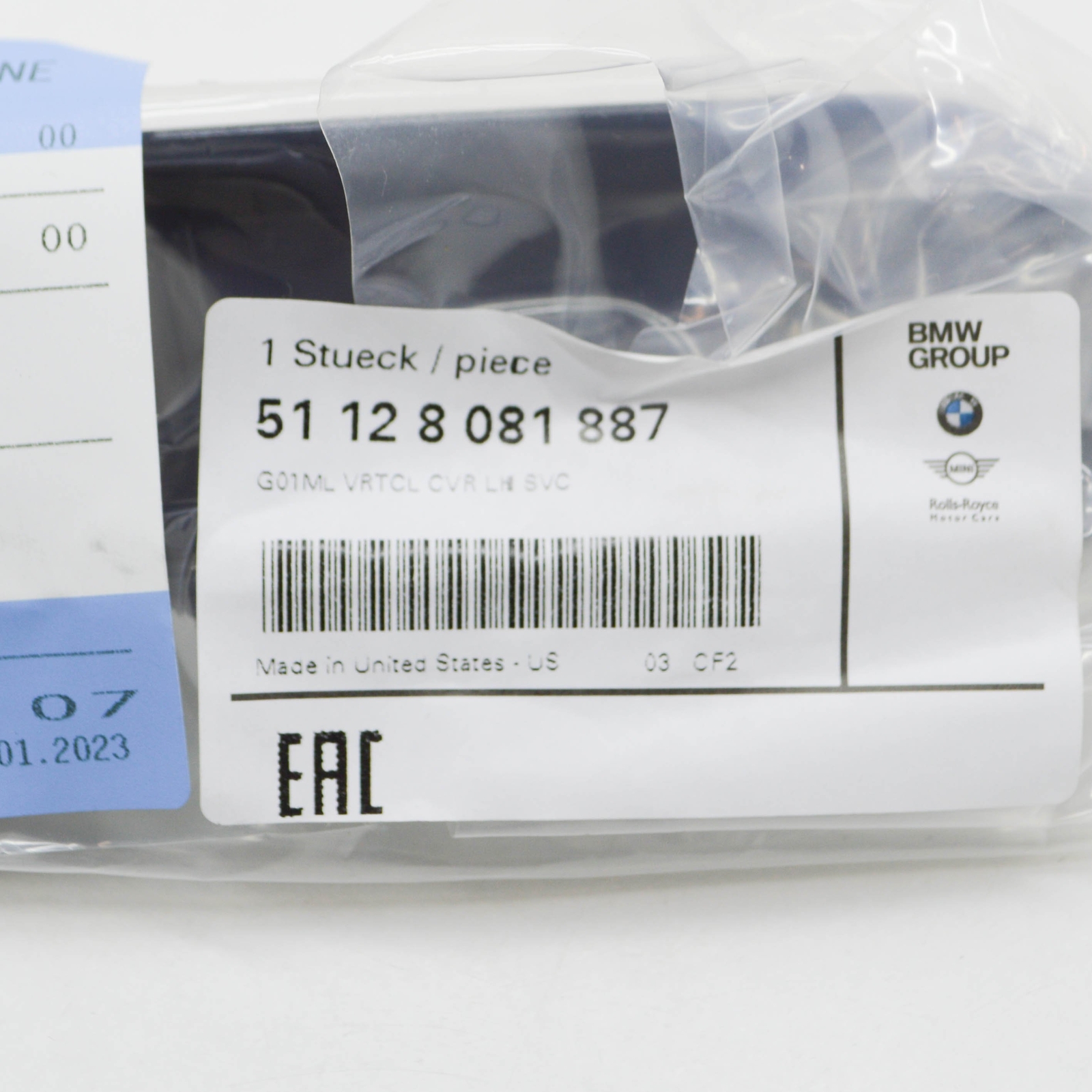 BMW X3 G01 Rear Left M Bumper Cover Trim 51128081887 8081887 NEW ...