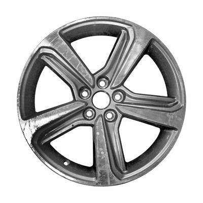 Refurbished Machined and Painted Medium Silver Metallic Aluminum Wheel ...