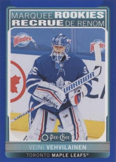 2021-22 O-Pee-Chee - Marquee Rookies Veini Vehvilainen #510 Blue Border ...