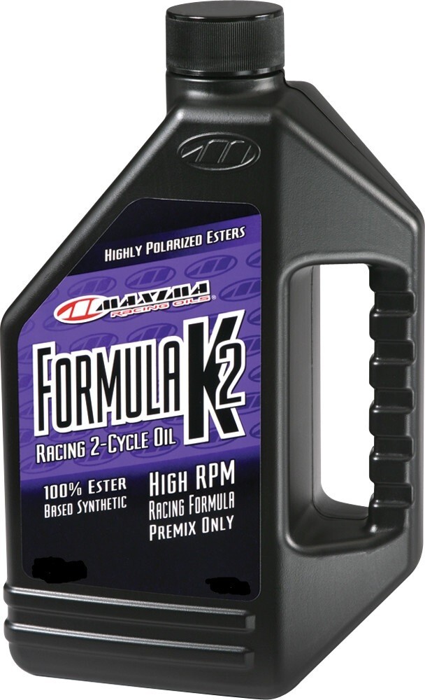 MAXIMA FORMULA K2 Full-Synthetic 2T 2-Stroke Pre-Mix Racing Engine Oil ...