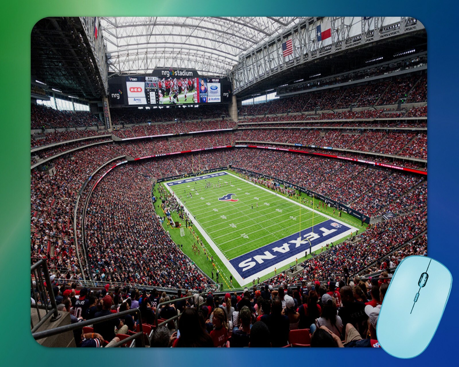 NRG Stadium home of the Texans mouse pad | eBay