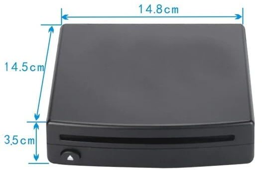 USB CD PLAYER ADD ON EASY UPGADE PLUG AND PLAY RETROFIT CLASSIC CAR ...