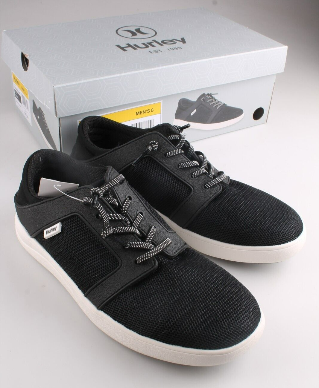 Hurley Men's Shoreline Lace Up Shoes Black NIB | eBay