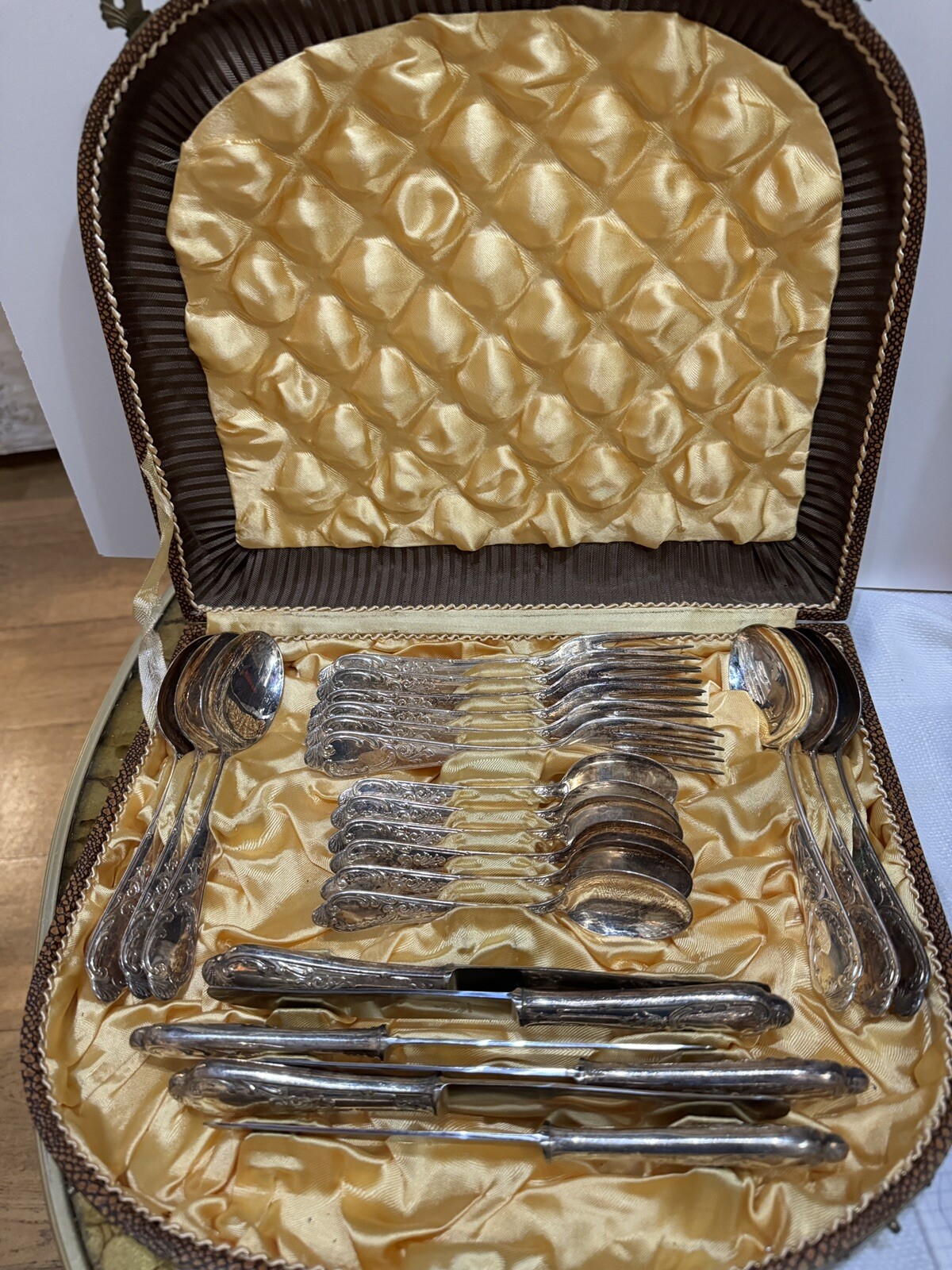 Rostfrei Solingen flatware Germany Set For 6 German Silver 100 | eBay