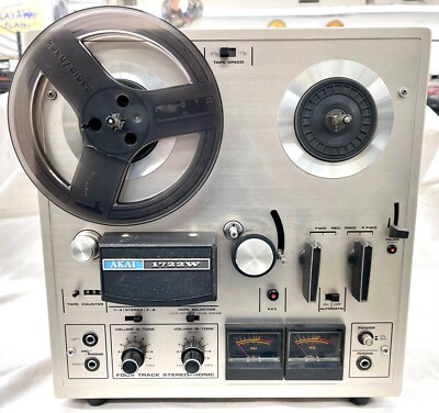 Akai 1722W (Reel-to-Reel) Four Track Stereophonic Tape Recorder **NO ...