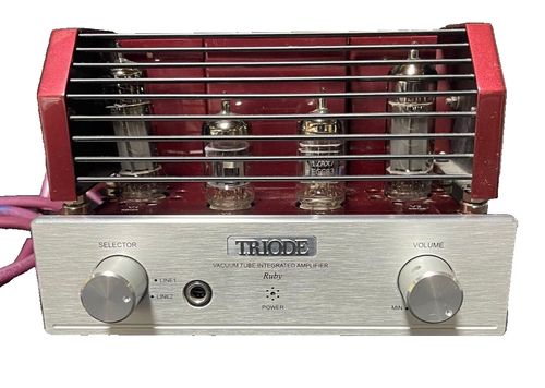 TRIODE Ruby Vacuum Tube Amplifier w/ Cable Used Tested | eBay