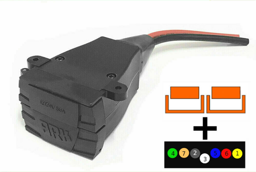ARK DUAL Power Trailer Socket 7 Pin & Anderson Style Plug Connection inc LED | eBay Australia