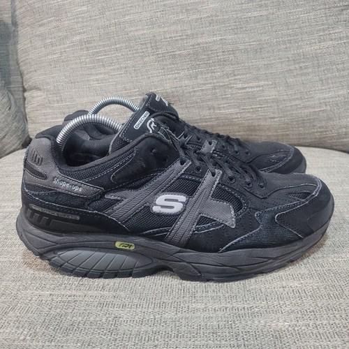 Skechers SRT Shape Ups Men's 52041 Black Leather, Size 10.5 | eBay
