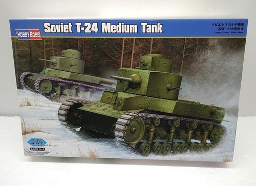 1 35 Scale Model Soviet T 24 Medium Tank Hobby Boss | eBay