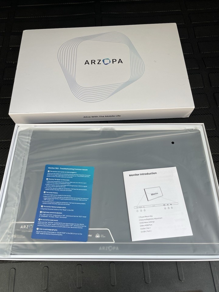 Arzopa Portable Monitor 17.3" 1080p FHD HDR IPS Computer Monitor | eBay