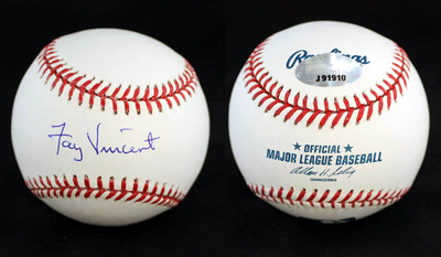 Fay Vincent SIGNED ROMLB MLB Baseball Commissioner PSA/DNA AUTOGRAPHED ...