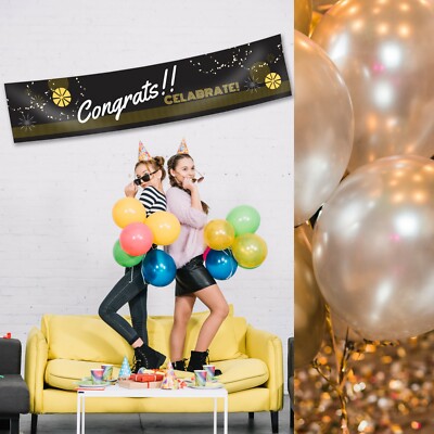 Congratulations Personalised Graduation Promotion Class Party Banner ...