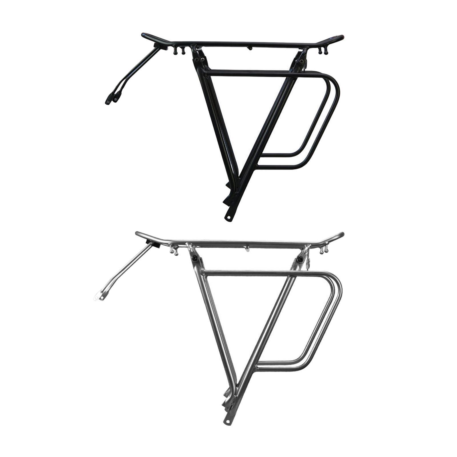 Bicycle Rear Cargo Rack Biking 75kg Heavy Duty Aluminum Alloy Rear Bike ...