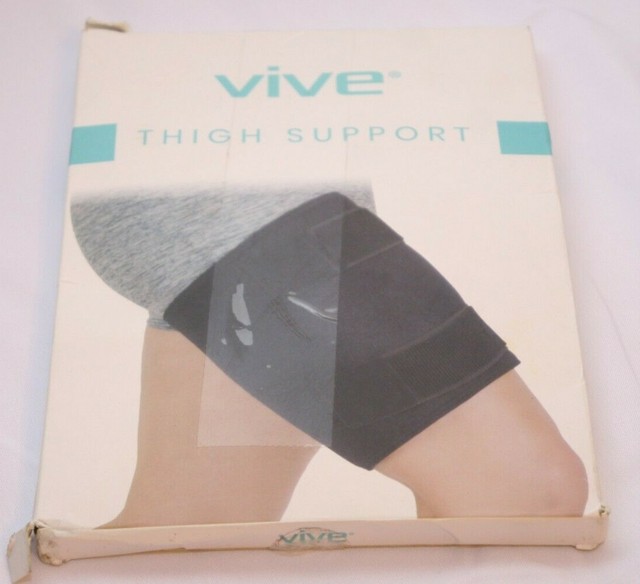 Thigh Brace by VIVE Hamstring Wrap Compression Sleeve Trimmer Support ...