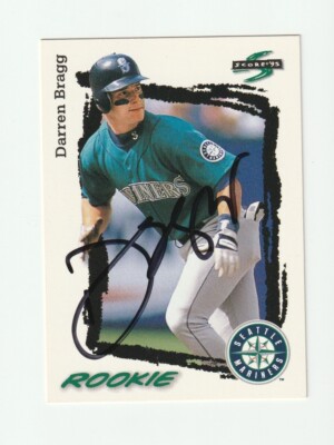 Darren Bragg Signed 1995 Score #589 Card Auto Seattle Mariners ...