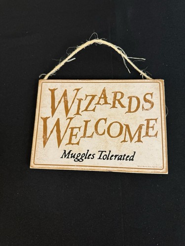 HARRY POTTER Warner Bros - Wizards at Work Welcome, Muggles Tolerated ...