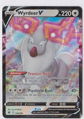 Holo Wyrdeer V 134/189 Ultra Rare Astral Radiance Pokemon TCG | eBay