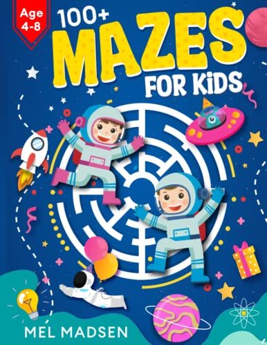 100+ Mazes For Kids Age 4-8 | A Collectio... by Madsen, Mel Paperback ...