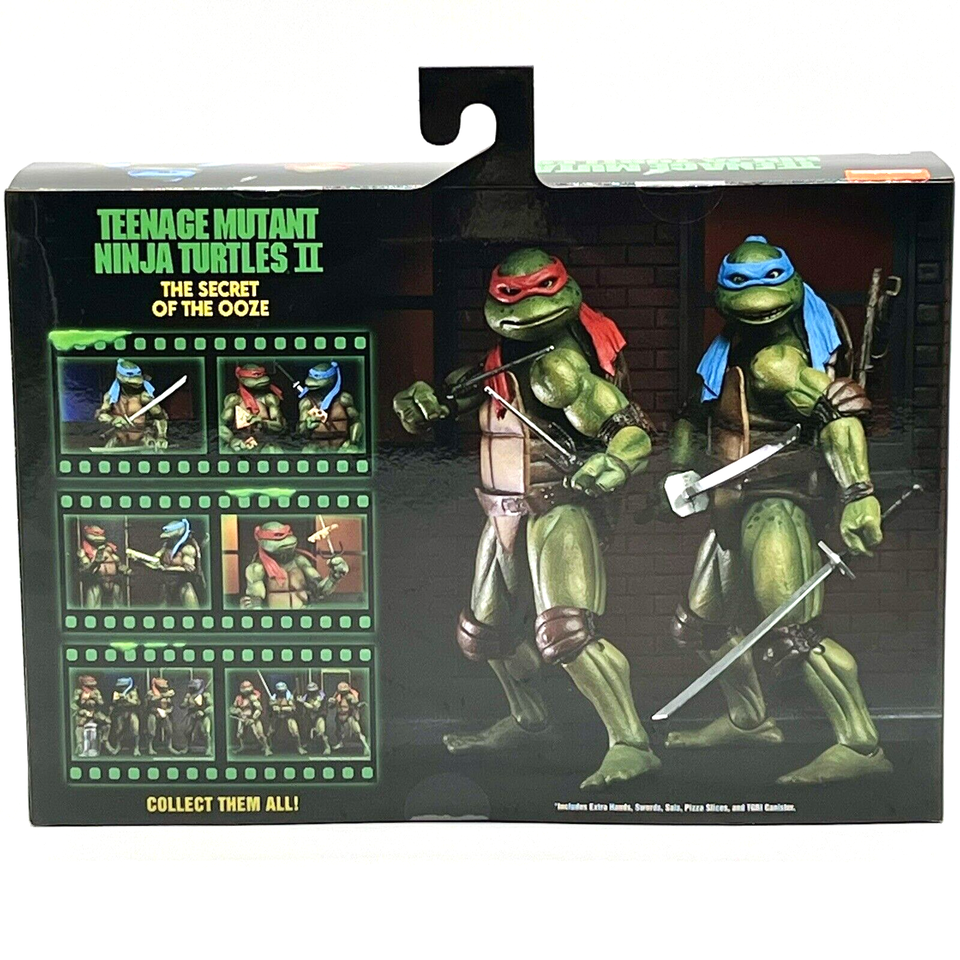 TMNT NECA 1991 Movie Secret of the Ooze Action Figures Turtles Keno ...