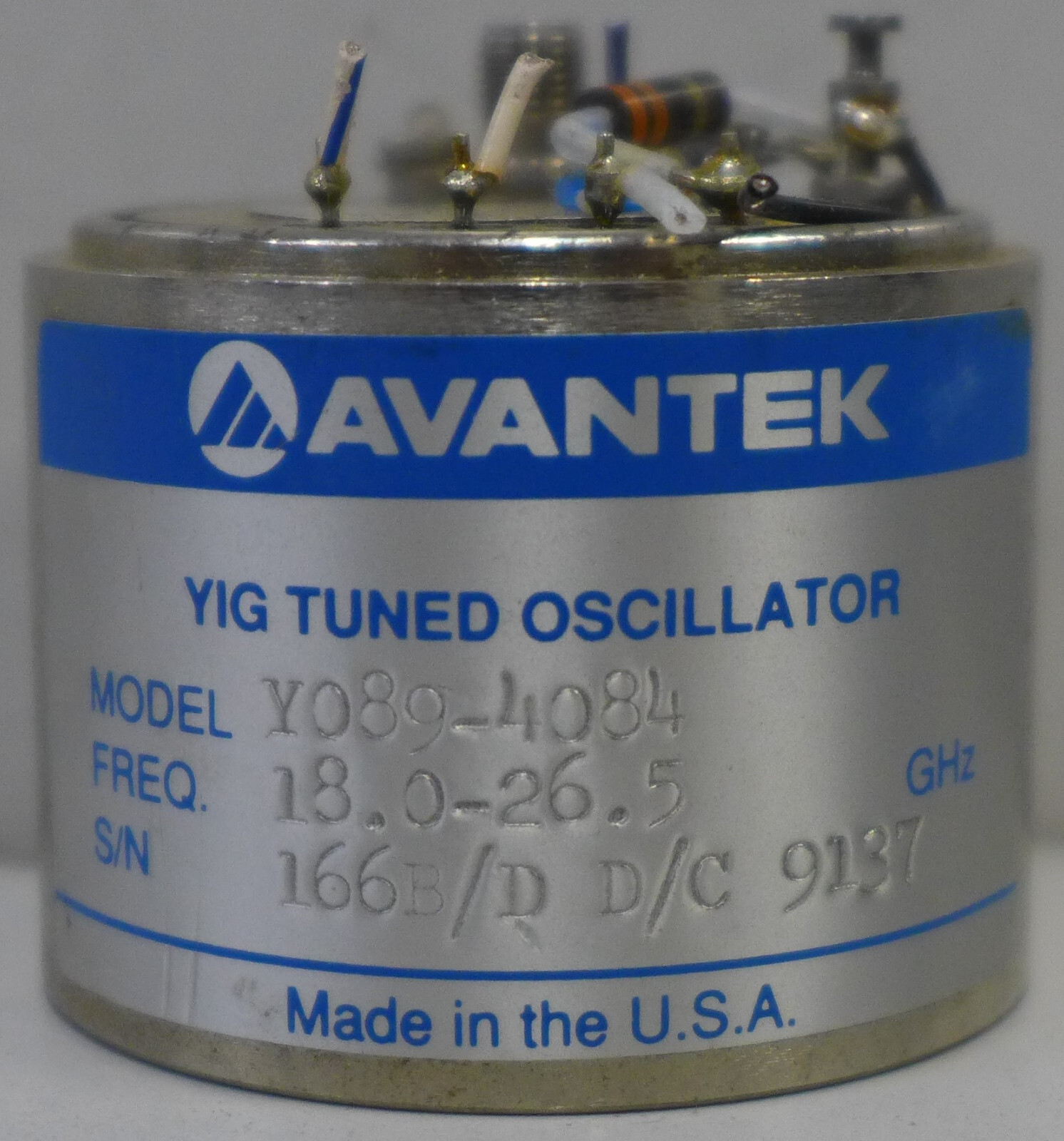 Avantek Y089-4084 Yig Tuned Oscillator 18.0 to 26.5 GHz | eBay