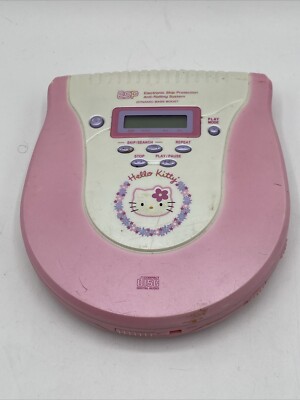 RARE Hello Kitty Portable CD PLAYER Walkman HK33P - Not Working | eBay