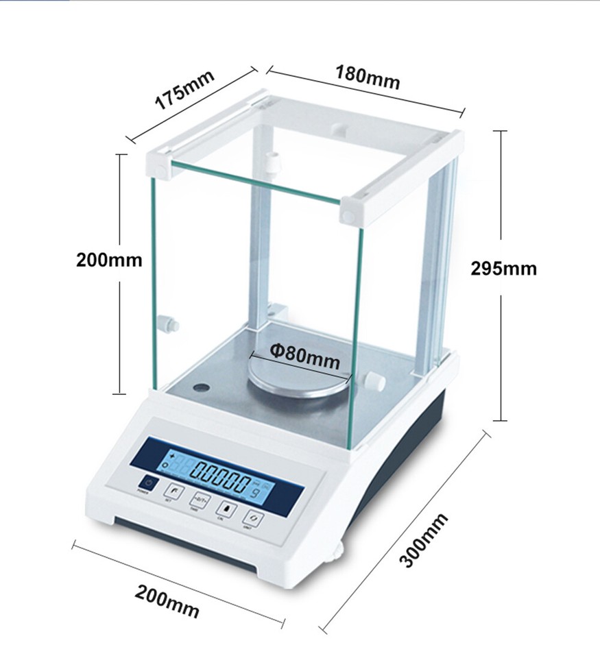 Digital Balance Scale High Precision Electronic Analytical Balance 220g ...