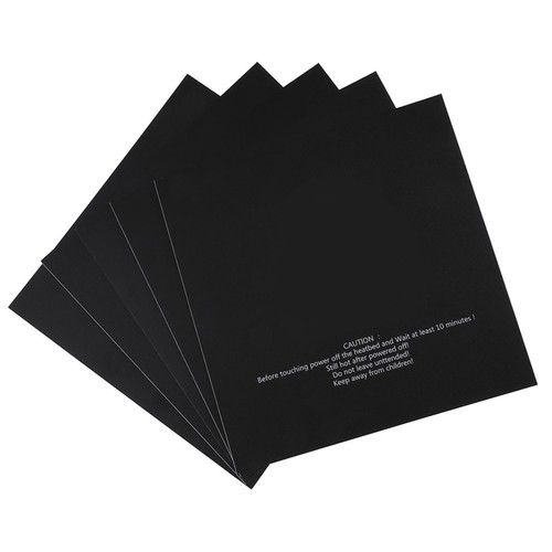 5Pcs Heated Bed Sticker 220x220mm 3D Printer Part Heated Bed Plate ...